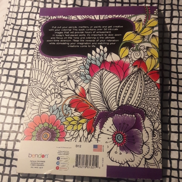 bendon | Office | Adult Coloring Book Coloring Flowers | Poshmark